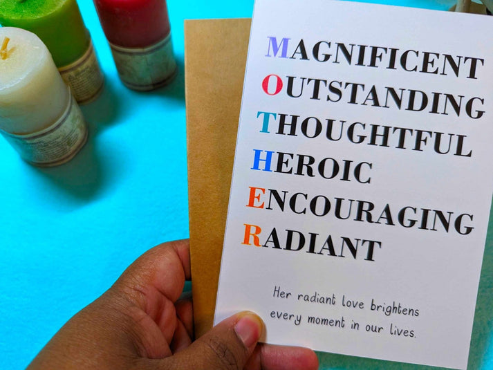 M.O.T.H.E.R. Mother's Day Card – UpperRoomPrints